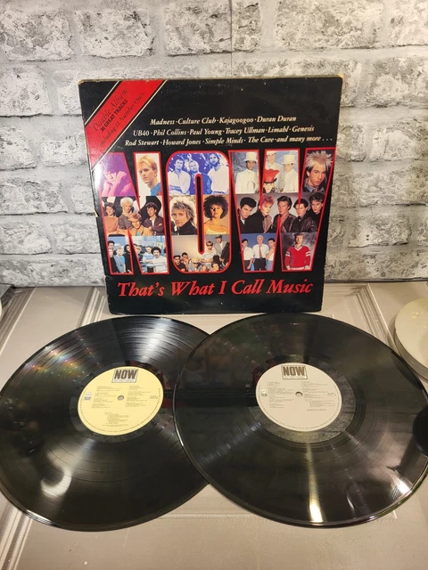 NOW THATS WHAT I Call Music - 2 x Vinyl LP Record NOW1 1983 Compilation £23.99 - PicClick UK