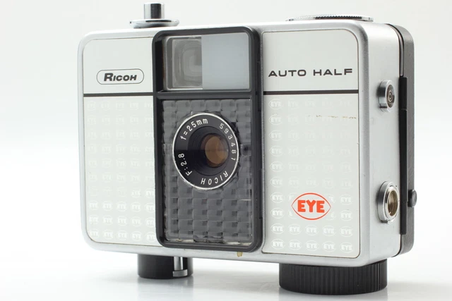 RARE [MENTHE] RICOH Auto Half E 35mm Half Frame Film Camera Red EYE ...