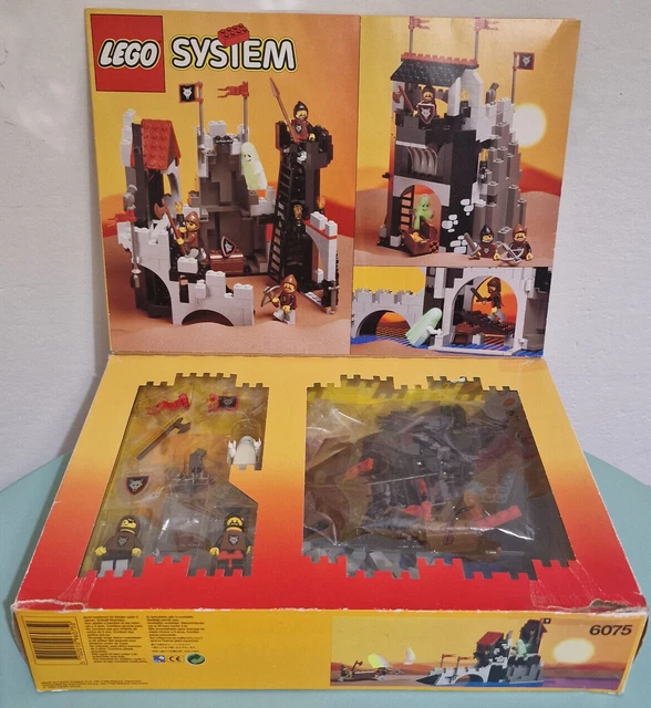 LEGO VINTAGE SET System Castle 6075 Wolfpack Tower w box, inner tray ...