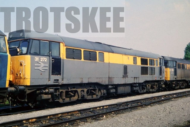 35MM SLIDE BR British Rail Diesel Loco Class 31 31272 1994 Warrington ...