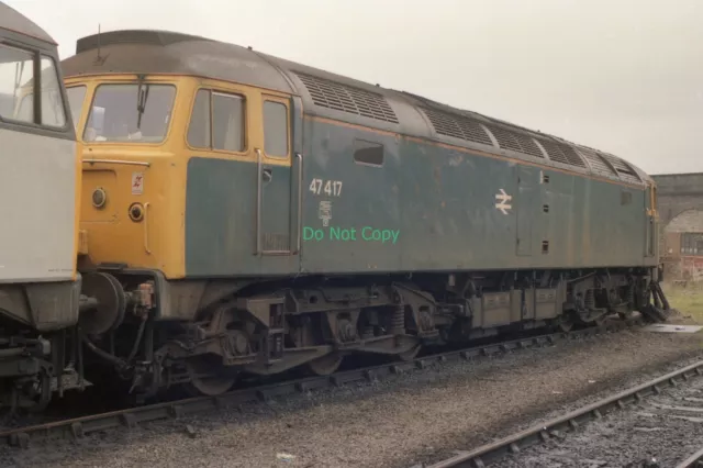 A1 35MM NEGATIVE Class 47 47417 Holbeck c.1990 £2.90 - PicClick UK