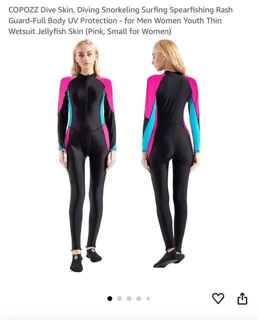 COPOZZ ,DIVING (SKIN)SNORKELING Surfing Rash Guard-Full Body Swim Adult ...