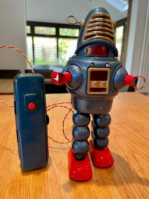 1950S YOSHIYA KO Japan Tin Battery Operated Remote Control Planet ...