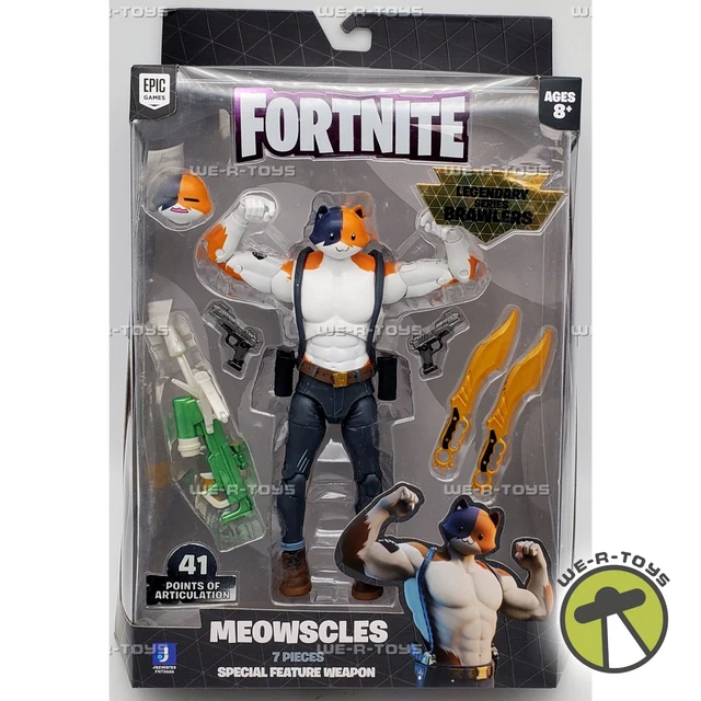 FORTNITE MEOWSCLES LEGENDARY Series Brawlers Action Figure 2021 ...