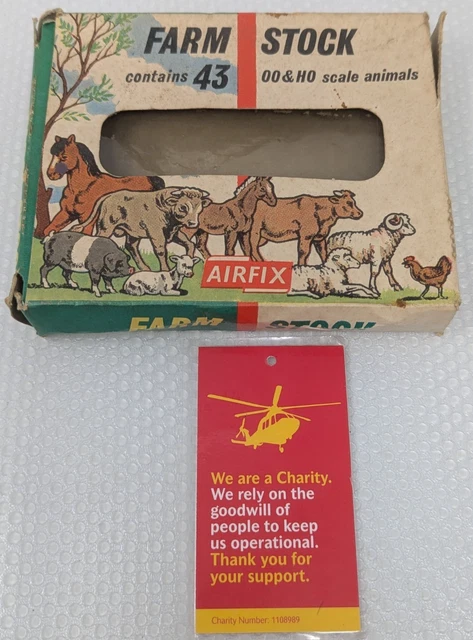 AIRFIX OO&HO FARM Stock Vintage 39 Pieces Original Box Included MB5 ...