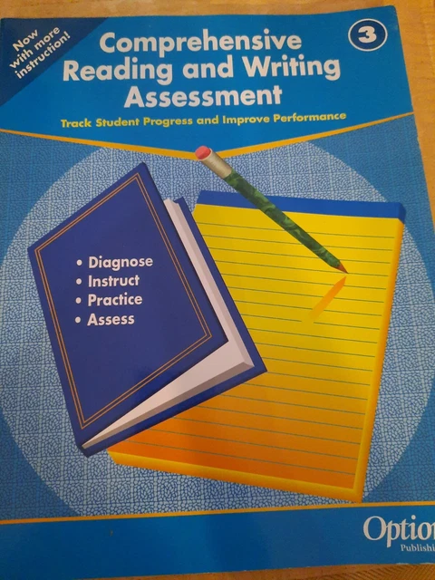 COMPREHENSIVE READING AND Writing Assessment Workbook Grade 3 $4.99 ...