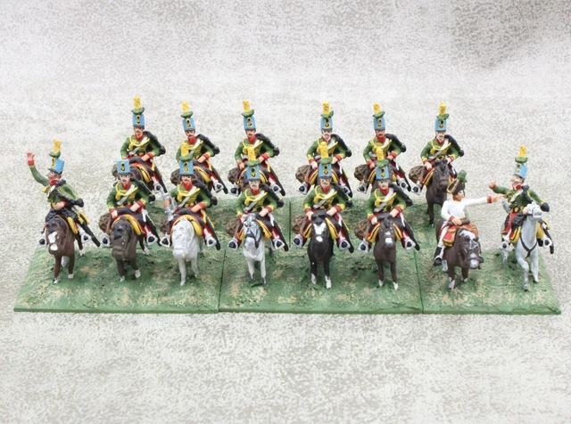 28MM NAPOLEONIC METAL FRENCH CAVALRY x14 Painted 24556 £54.99 - PicClick UK