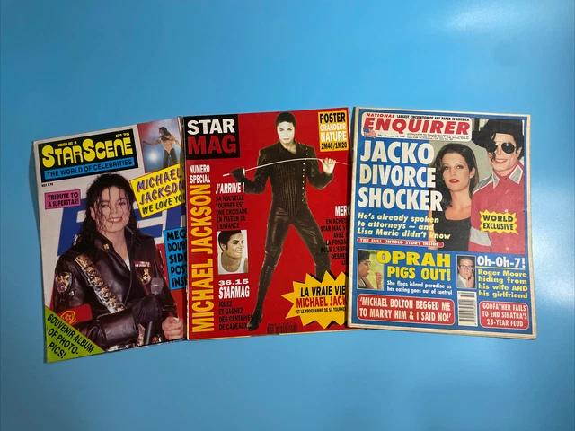 MICHAEL JACKSON - Star Mag/ Star Scene / National Enquirer Magazine ...