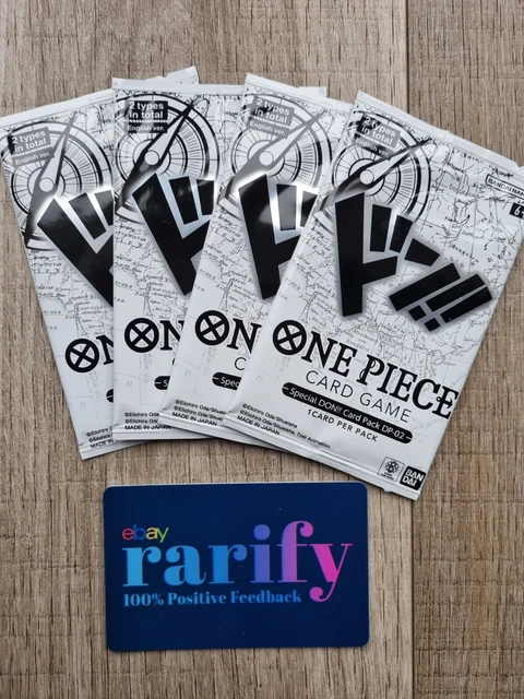 ONE PIECE CARD Game Special DON!! Card Pack DP-02 (Sealed) x 4 £9.99 ...