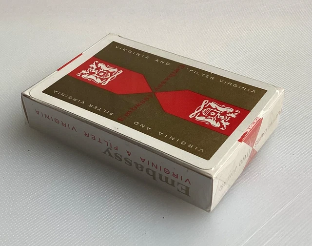 VINTAGE RETRO EMBASSY Cigarettes Virginia Filter Playing Cards still ...