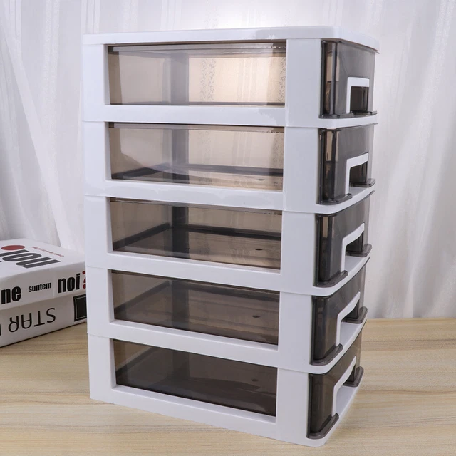 MULTI- LAYER STORAGE Rack Desktop Organizer Plastic Furniture Shoebox ...