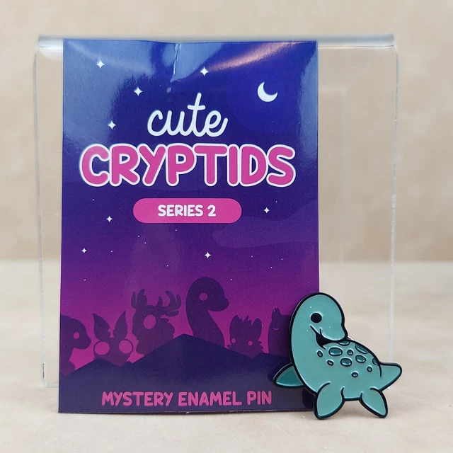 WHATEVER COMPANY CUTE Cryptids Series 2 Nessie Mystery Enamel Pin £19. ...