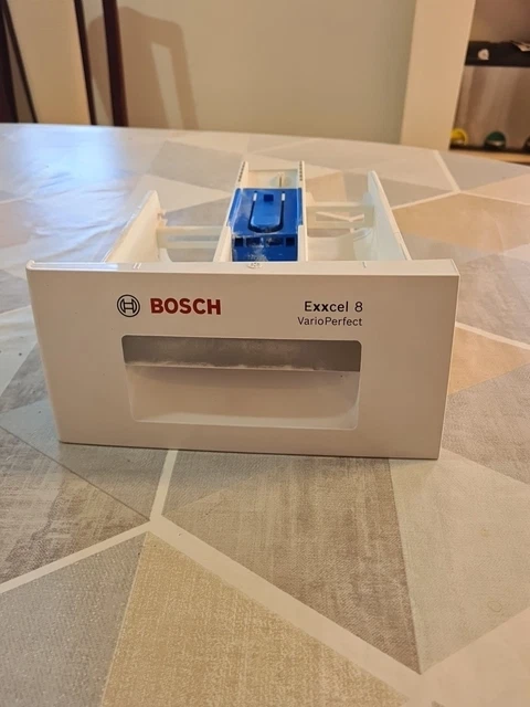 BOSCH EXXEL 8 Washing Machine Soap Dispenser Drawer & Handle, WAQ28461 £16.32 - PicClick UK