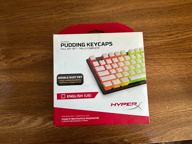 HYPERX PUDDING KEYCAPS 2 - Full Key Set - PBT - White (US Layout) $20. ...