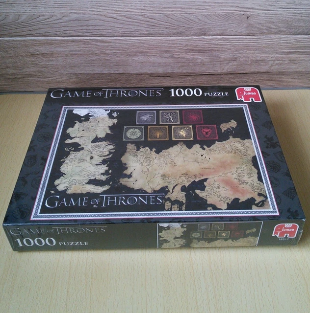 GAME OF THRONES 'Map Of The Known World' 1000 Piece Jigsaw. Still In ...