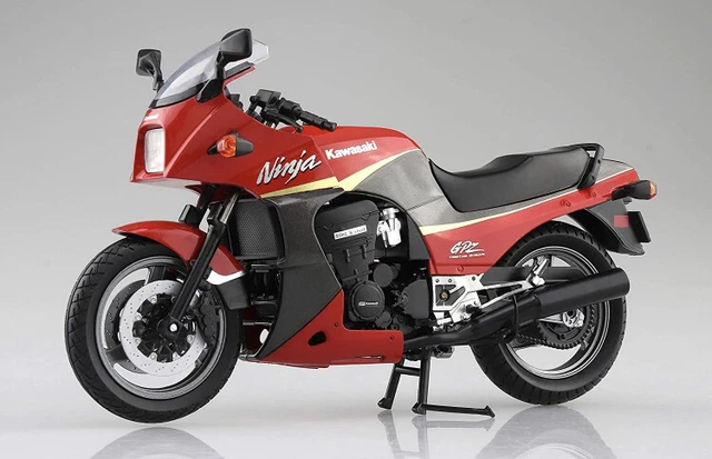 1/12 AOSHIMA SKYNET Kawasaki NINJA GPZ900R Red/Gray Diecast Model Motorcycle NIB £37.02 ...