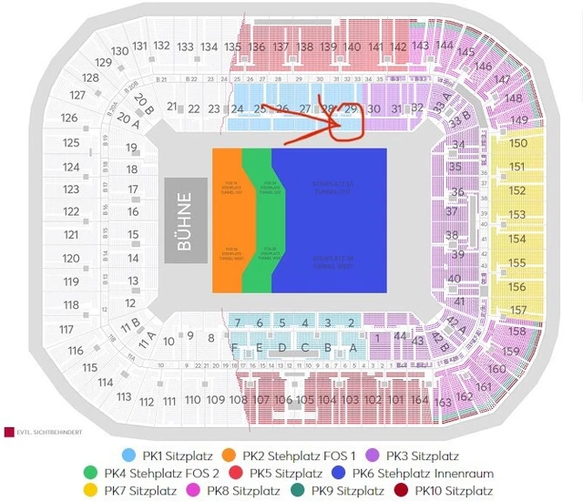 DEPECHE MODE TICKET Düsseldorf 06. Juni 2023 Sitzplatz TOP Reservierung ...