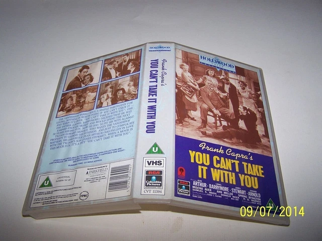 YOU CAN'T TAKE It With You [VHS] [VHS Tape] £14.44 - PicClick UK