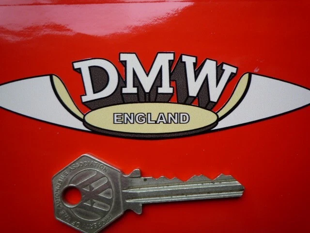 DMW MOTORCYCLES ENGLAND Classic British Motorbike Sticker 4.5" Bike Two ...