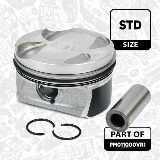 4X PISTON POUR Citroen Mini Peugeot 1.6 C4 DS4 R57 3008 11257576975 ...