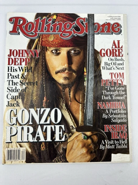 ROLLING STONE MAGAZINE July 13 2006 Issue 1004/1005 Johnny Depp a Gonzo ...