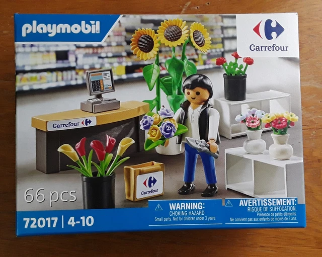 PLAYMOBIL CARREFOUR 72017 - Le Fleuriste - 66 Pieces - Boite neuve ...