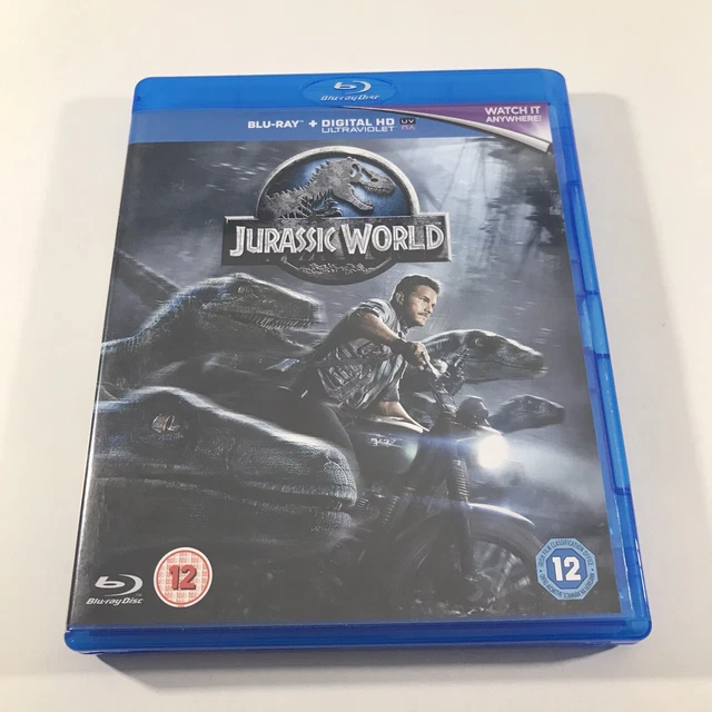 JURASSIC WORLD BLU-RAY Dinosaur Movie Region B Chris Pratt Bryce Dallas ...