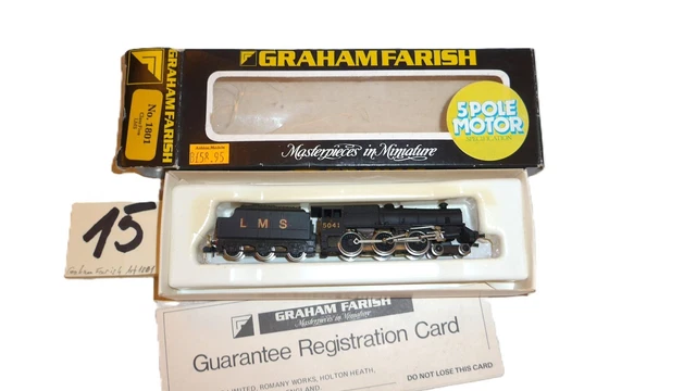 GRAHAM FARISH GRAFAR 1801 "Class Five LMS Steam Locomotive Steamloco" w ...