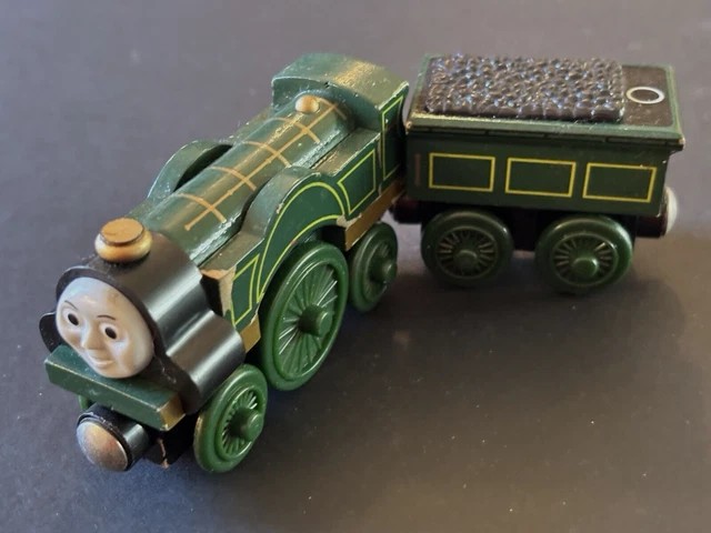 THOMAS WOODEN RAILWAY Learning Curve BRIO compatible vintage EMILY ...