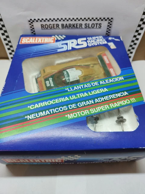 SCALEXTRIC SRS SUPER Racing System Jaguar XJR9 Castrol #88 Ref7039 1/32 ...
