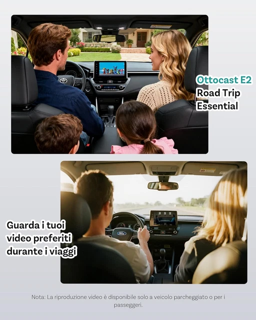 OTTOAIBOX E2 2026 AI Box, 3-In-1 Carplay E Android Auto Wireless ...