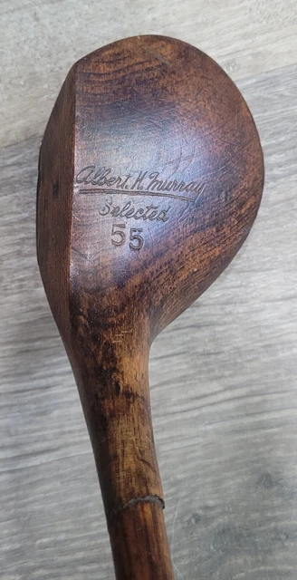 ANCIEN VINTAGE ALBERT H. Murray 55 arbre de club de golf en bois d ...