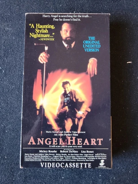 ANGEL HEART VHS Cassette Tape 1987 Mickey Rourke Robert De Niro Lisa ...