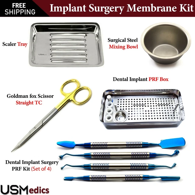 DENTAL IMPLANT SURGICAL kit PRF Box Platelet Rich Fibrin Set Mixing ...