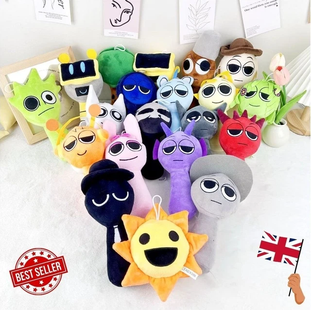 SPRUNKI PLUSH TOY Simon Oren Winda Sprunki Character Doll Plush Toy ...