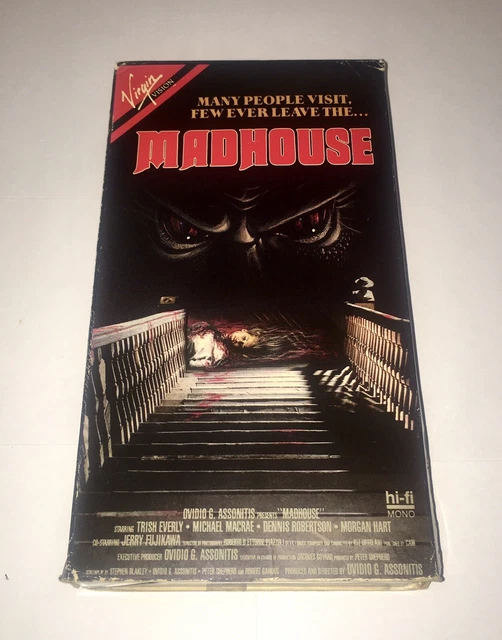 MADHOUSE - RARE 80’s Horror VHS - Virgin Vision - 1981 - Cult Italian ...