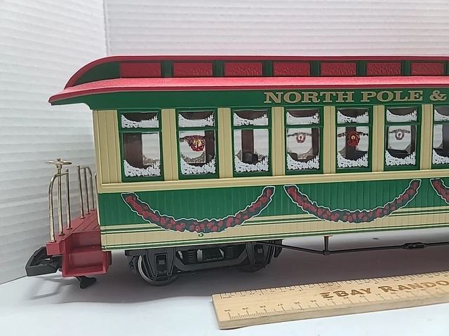 BACHMANN G SCALE Passenger Car Christmas North Pole & Southern Read $96 ...