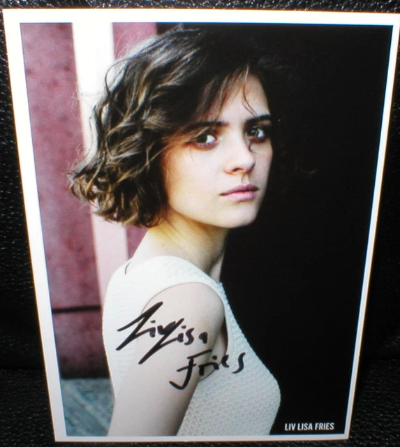 LIV LISA FRIES, Autogramm, original signiert! Knicksicherer Versand ...