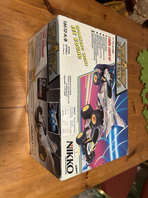 NIKKO R/C RADIO control 1:16 Super Jet Wave Vintage Come Nuova Testata ...