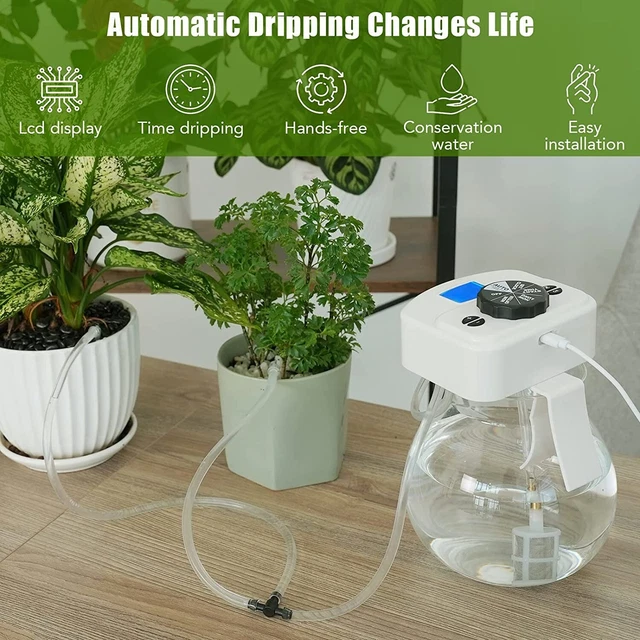 AUTOMATIC WATERING SYSTEM for 15 Potted Plants, Automatic Drip ...