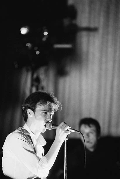 Scottish Singer Midge Ure Performing With British New Wave Band Ul