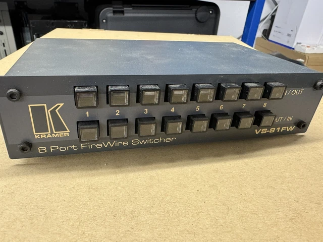 KRAMER 8-PORT FIREWIRE Switcher VS-81FW EUR 59,00 - PicClick DE