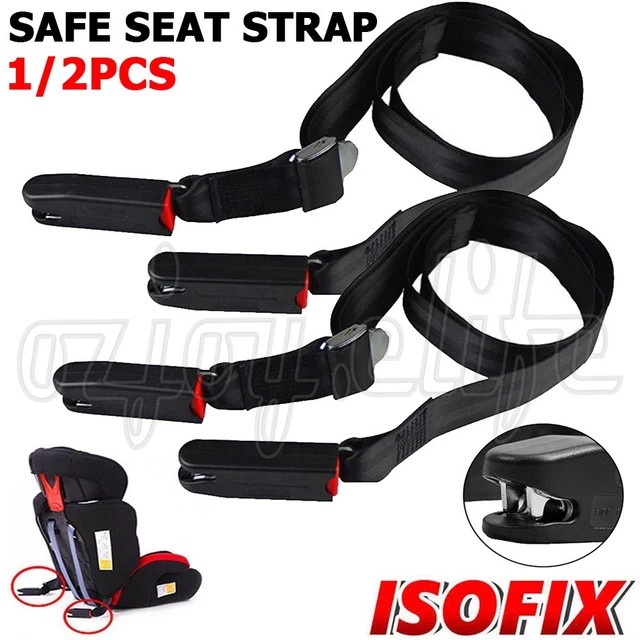 ADJUSTABLE ISOFIX STRAP Link Belt Band Anchor Holder Cars Baby Child ...
