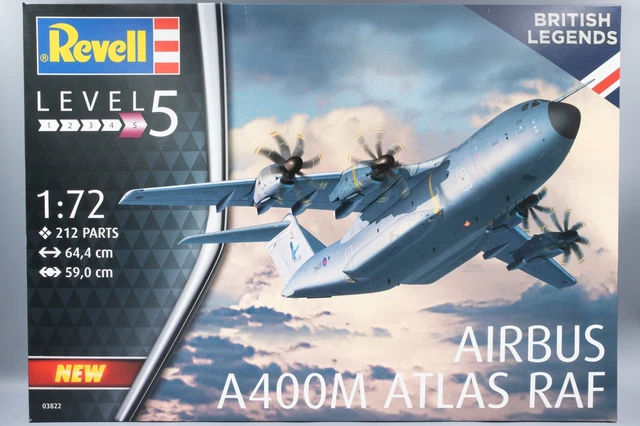 REVELL RE03822 AIRBUS A400M Atlas "RAF" British Legends, model kit £72. ...