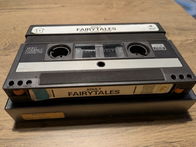 COLLECTION OF 11 V2000 VCC Cassettes (Not VHS) No Cover Plain Plastic ...