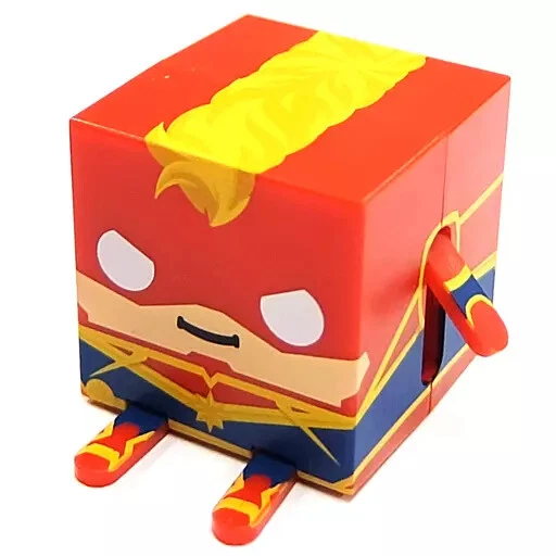 CAPTAIN MARVEL MINI Figur - GACHA CUBE Marvel Avengers - Japan Import ...