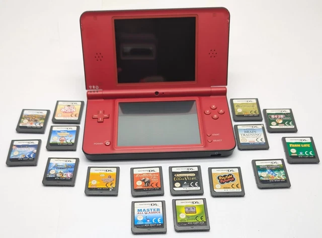NINTENDO DSI XL Super Mario Bros 25th Anniversary Red Handheld Console ...