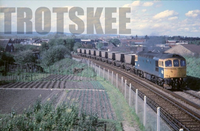 35MM SLIDE BR British Railway Diesel Loco Class 33 33206 Tonbridge 1984 ...