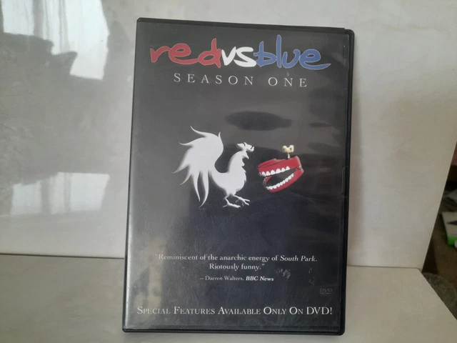 RED VS BLUE Season One w/original Insert. Extremely Rare DVD. Good ...