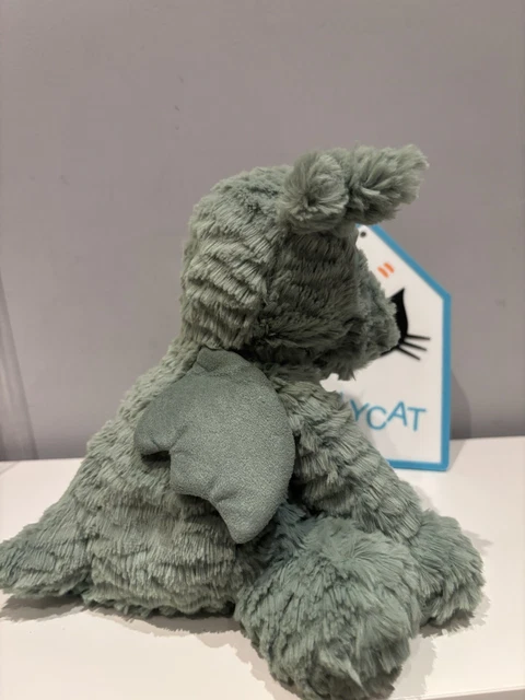 JELLYCAT FUDDLEWUDDLE DRAGON - Green Dino Soft Toy £31.90 - PicClick UK